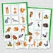 Forest Animals Busy Book Pages, Toddler Quiet Time Activity, Preschool ...