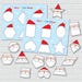 Santa Shapes Matching Activity, 2D Shapes, Christmas Busy Book Page ...