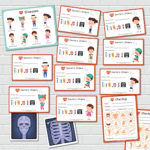 Doctor Pretend Play, Printable Hospital Dramatic Play, Preschool ...