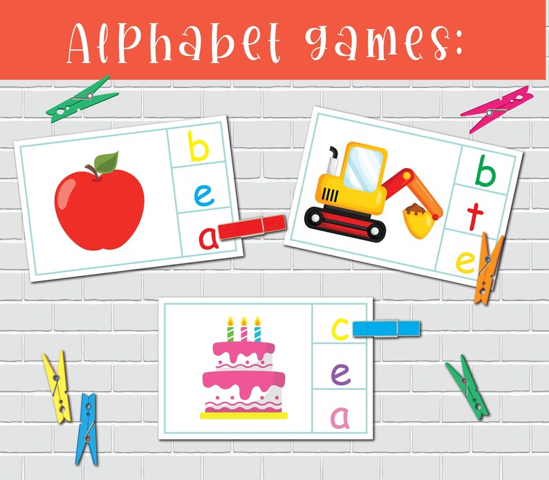 Alphabet Matching Activities for Preschool. ABC/ Letter - Etsy