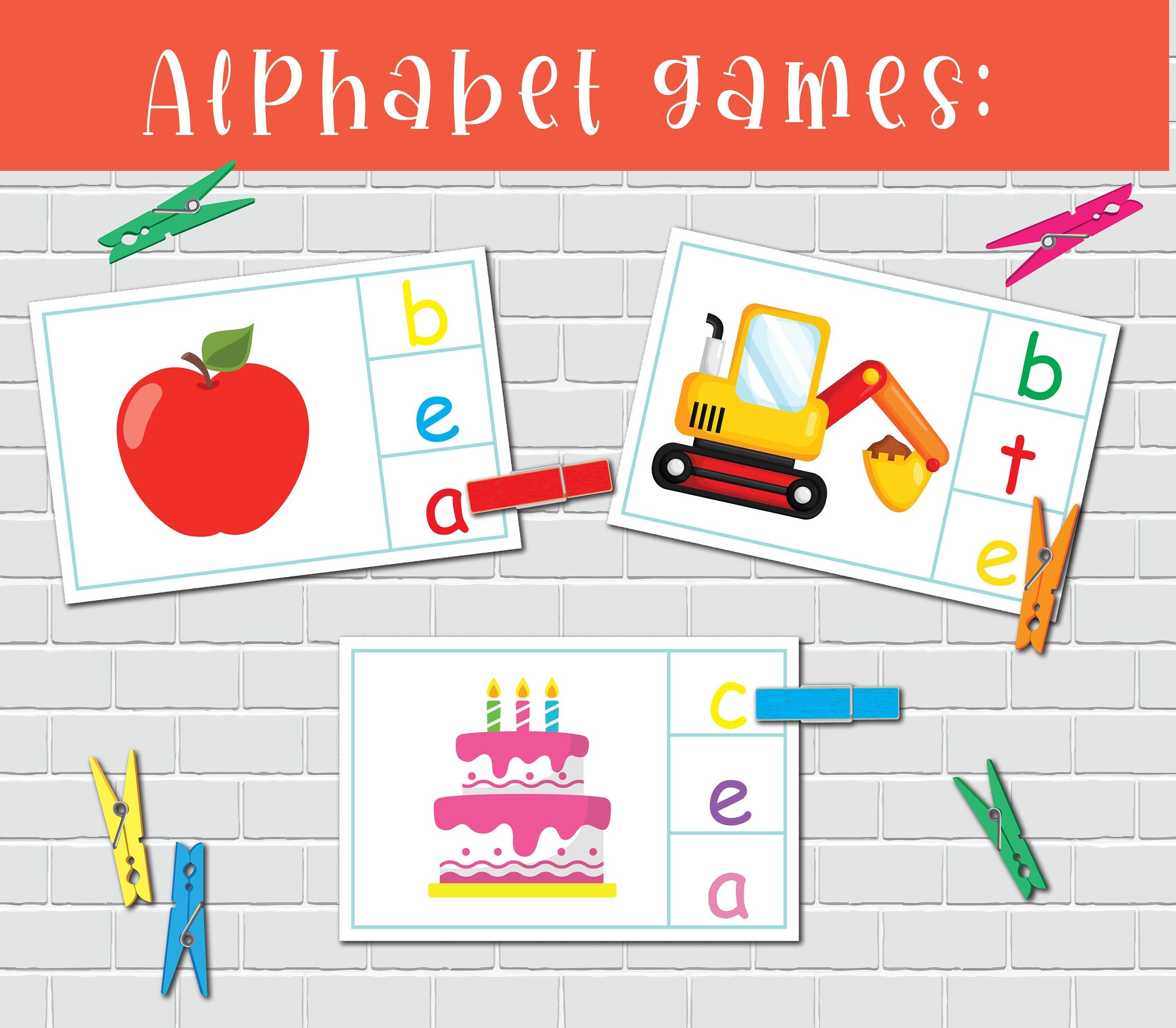 Alphabet Matching Activities for Preschool. ABC/ Letter - Etsy