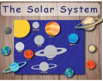 Printable Solar System Worksheets Moon Phases Outer Space Activity ...