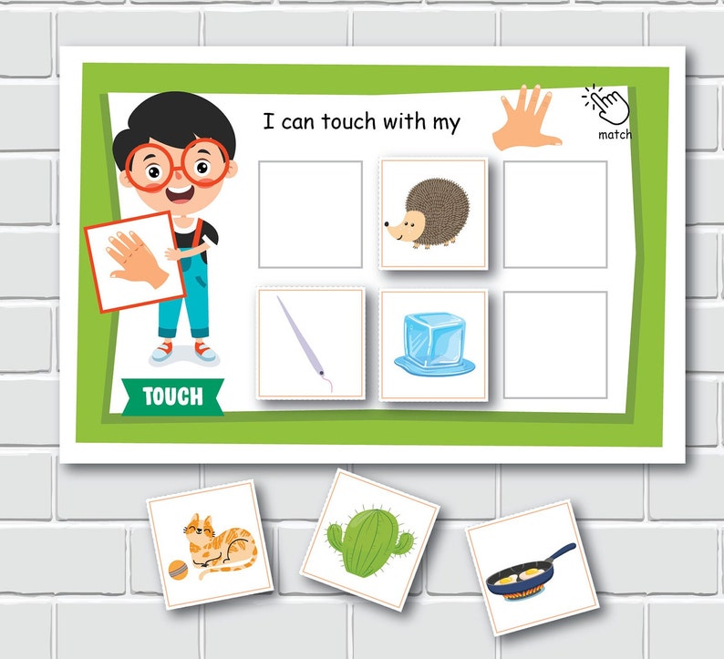 Five Senses Sorting Mats Printable Activity 5 Senses - Etsy