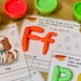 Alphabet Play Dough Mats, ABC Printable Play Doh, Preschool Activities ...