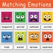 Emotions Flash Cards, Feelings Montessori Printable Activity, Preschool ...