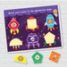 Shape Matching Activity, 2D Shapes, Space Busy Book Page, File Folder ...