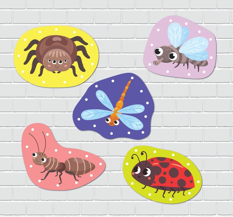 Bugs Lacing Cards: Fine Motor Skills Activity (digital Download) - Etsy