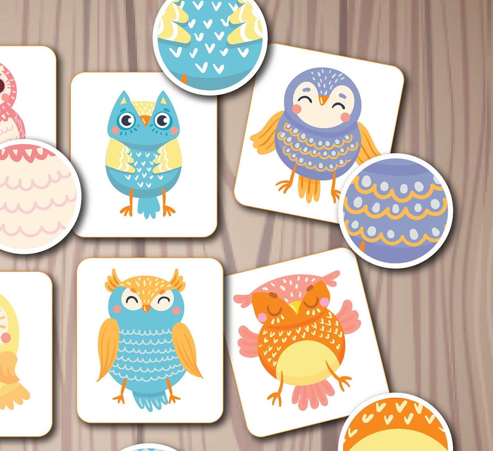 Pattern Matching Activity Toddler Matching Cards Preschool - Etsy