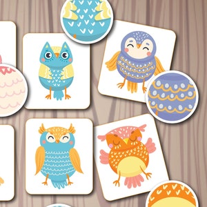 Pattern Matching Activity, Toddler Matching Cards, Preschool Printables ...