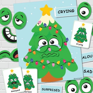 Christmas Tree Emotions Activity for Kids, Preschool Feelings ...