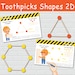 Toothpicks and Play Dough 2D Shapes Preschool Printable Activity ...