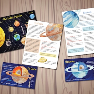 Solar System Unit Study, Homeschool Outer Space Learning, Universe ...