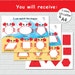 Crab Shape Matching Activity, 2D Shapes, Summer Busy Book Page, File ...