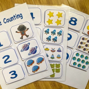 Outer Space and Solar System Universe Busy Book Printable, Toddler ...