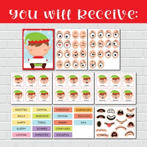 Christmas Emotions Activity for Kids, Preschool Feelings Printables ...