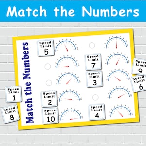 Cars Busy Book Kids Learning Binder Preschool Car Theme Quiet Book File ...