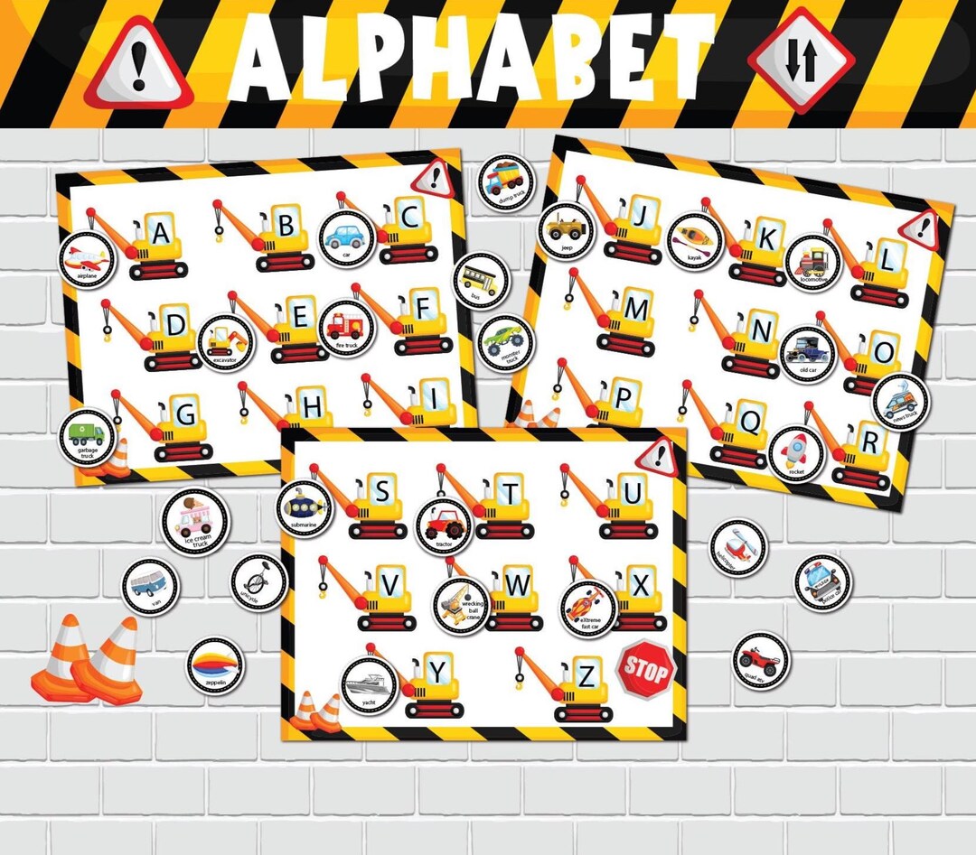 Beginning Sounds and Letter Sounds Activity ABC Busy Book Pages Car ...