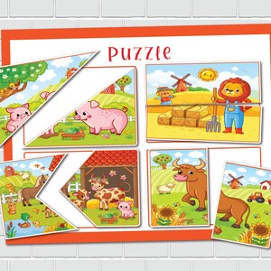 Farm Busy Book, Toddler Quiet Book, Preschool Learning Binder, Farm ...