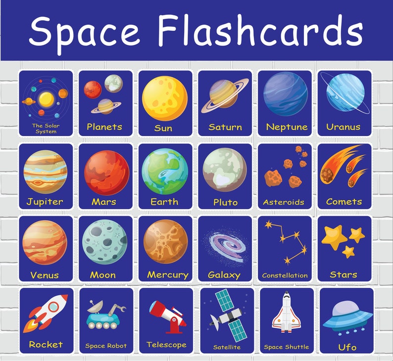 Outer Space Busy Book Solar System Learning Binder Preschool - Etsy