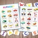 Alphabet Matching Game, ABC Printable Activity, Busy Book Pages ...