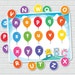 Alphabet Matching Game for Kids. Toddler Printable ABC Learning ...