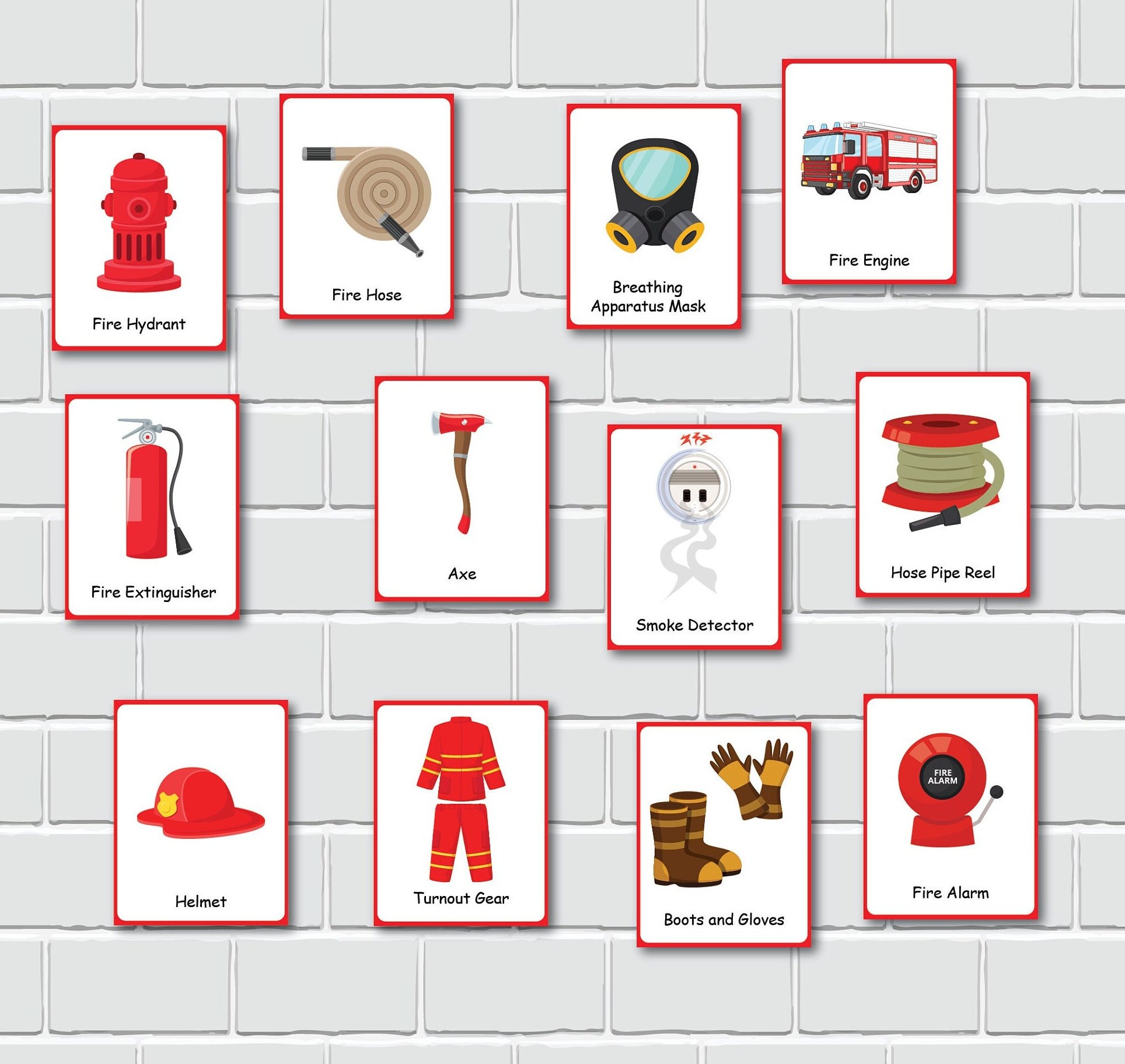 Fire Station Pretend Play, Printable Firefighter Dramatic Play ...