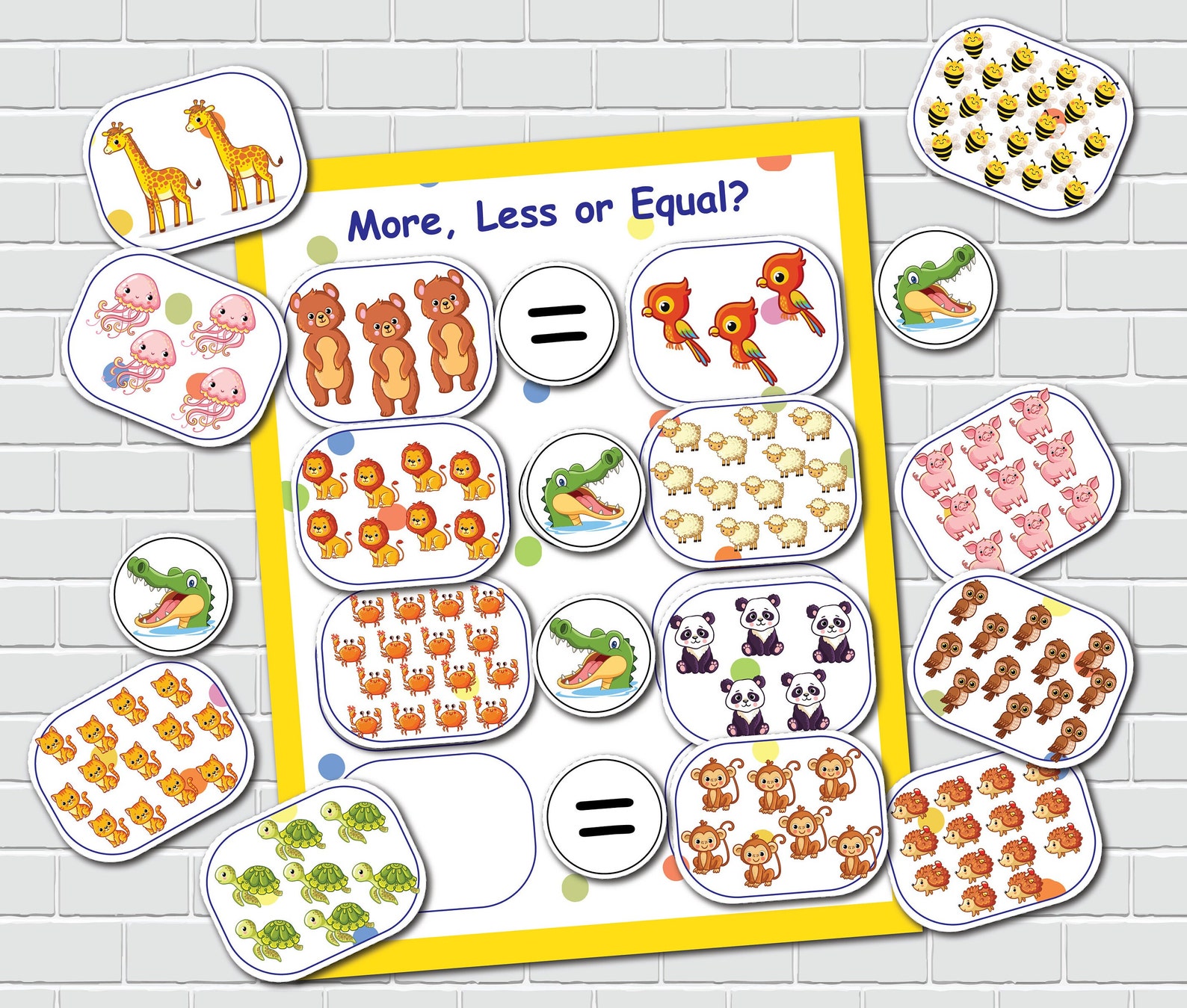 Math Busy Book Printable Worksheets for Pre-k Learning. - Etsy