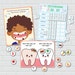 Dental Health Preschool Printable Activity for Kids, Teeth Brushing ...