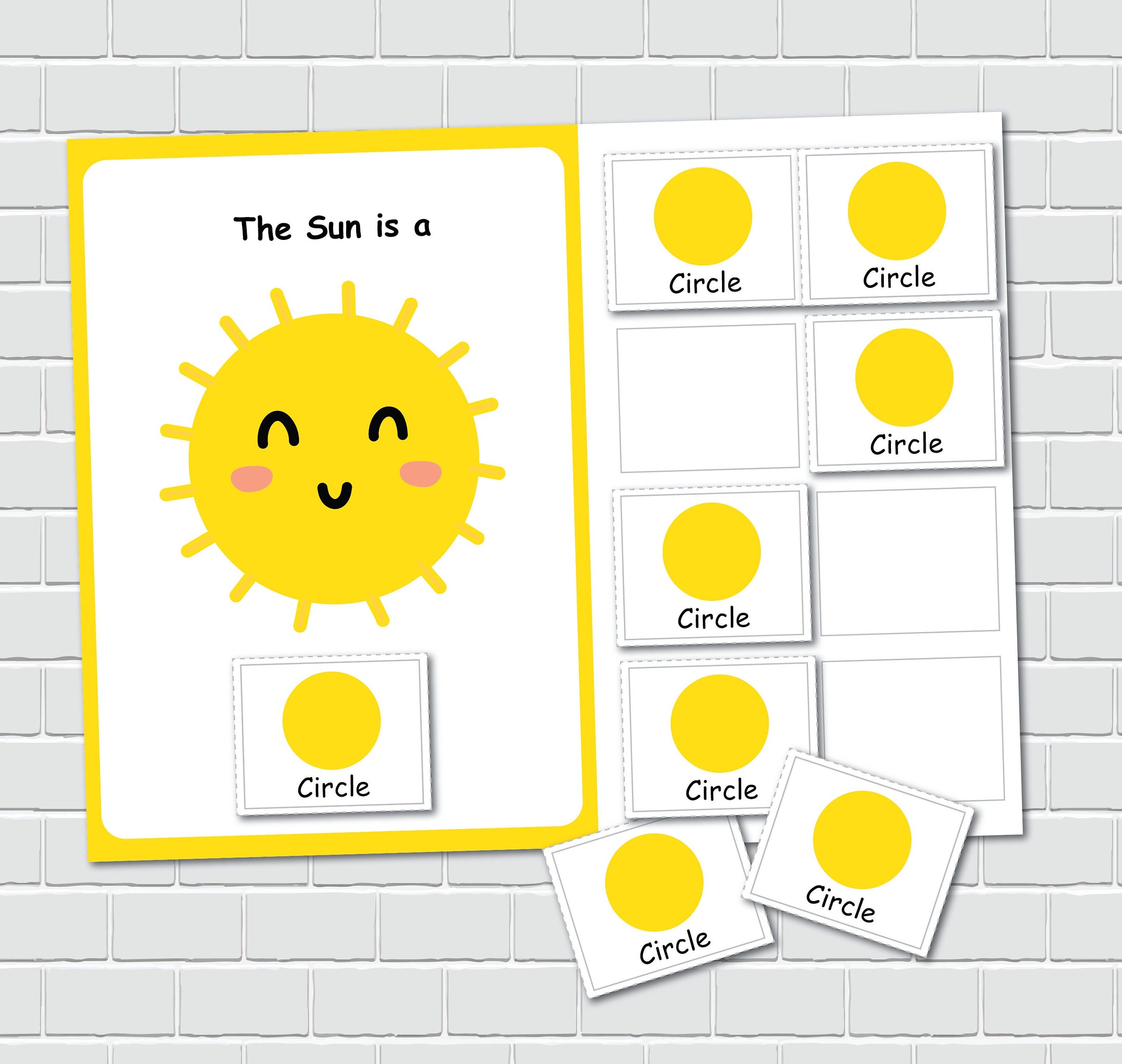 Errorless Shape Matching Games and Activities for Kids, File Folder ...