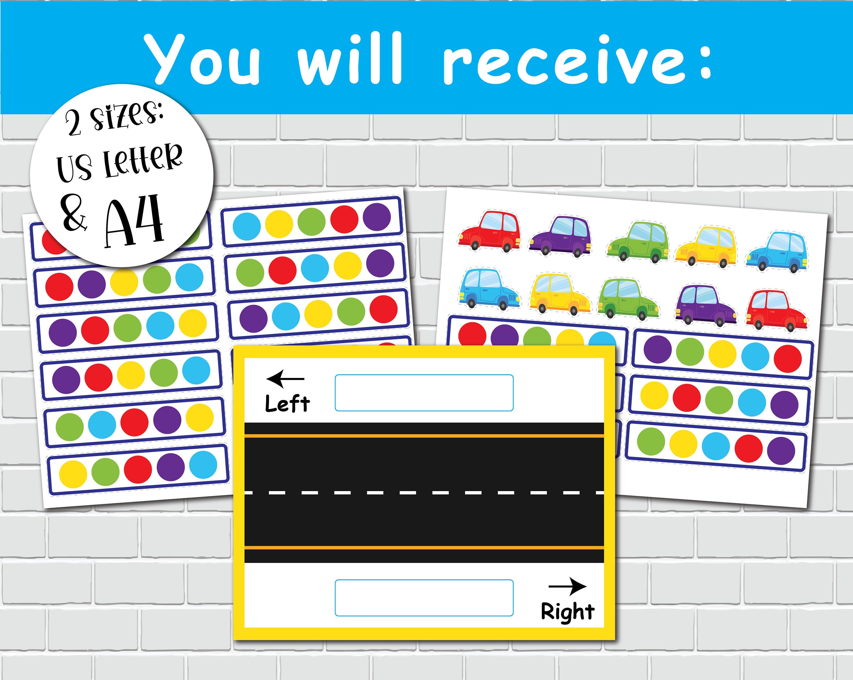 Preschool Pattern Activity Toddler Busy Book Page Learning - Etsy