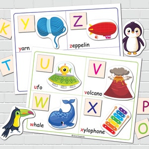 Alphabet Busy Book Pages, Preschool Curriculum, Toddler ABC Worksheets ...