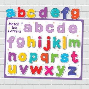 Alphabet Matching Activity, Lowercase Letters, ABC Busy Book Page ...