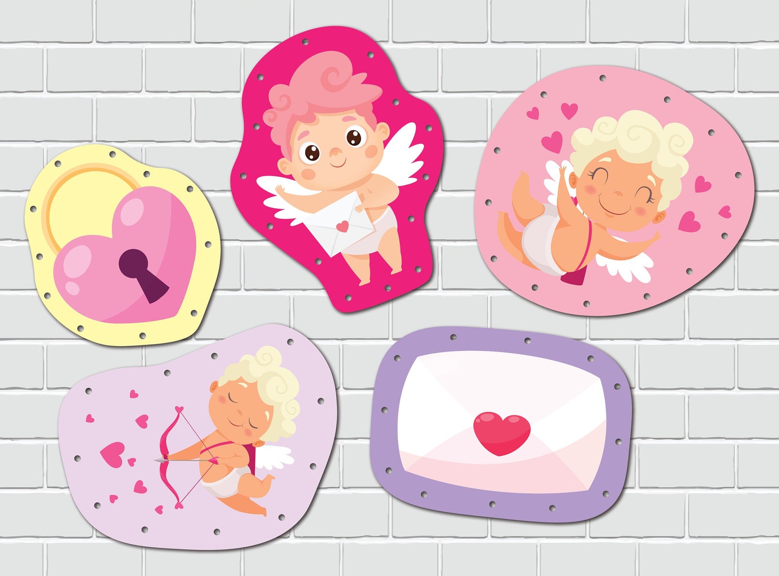 St. Valentine's Lacing Cards Preschool Fine Motor Skill - Etsy