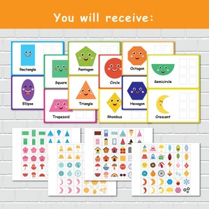 Errorless Shape Matching Games, Shapes Busy Book, File Folder Games ...