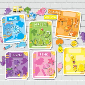 Color Matching Activity for Kids, Color Sorting Game for Toddler ...