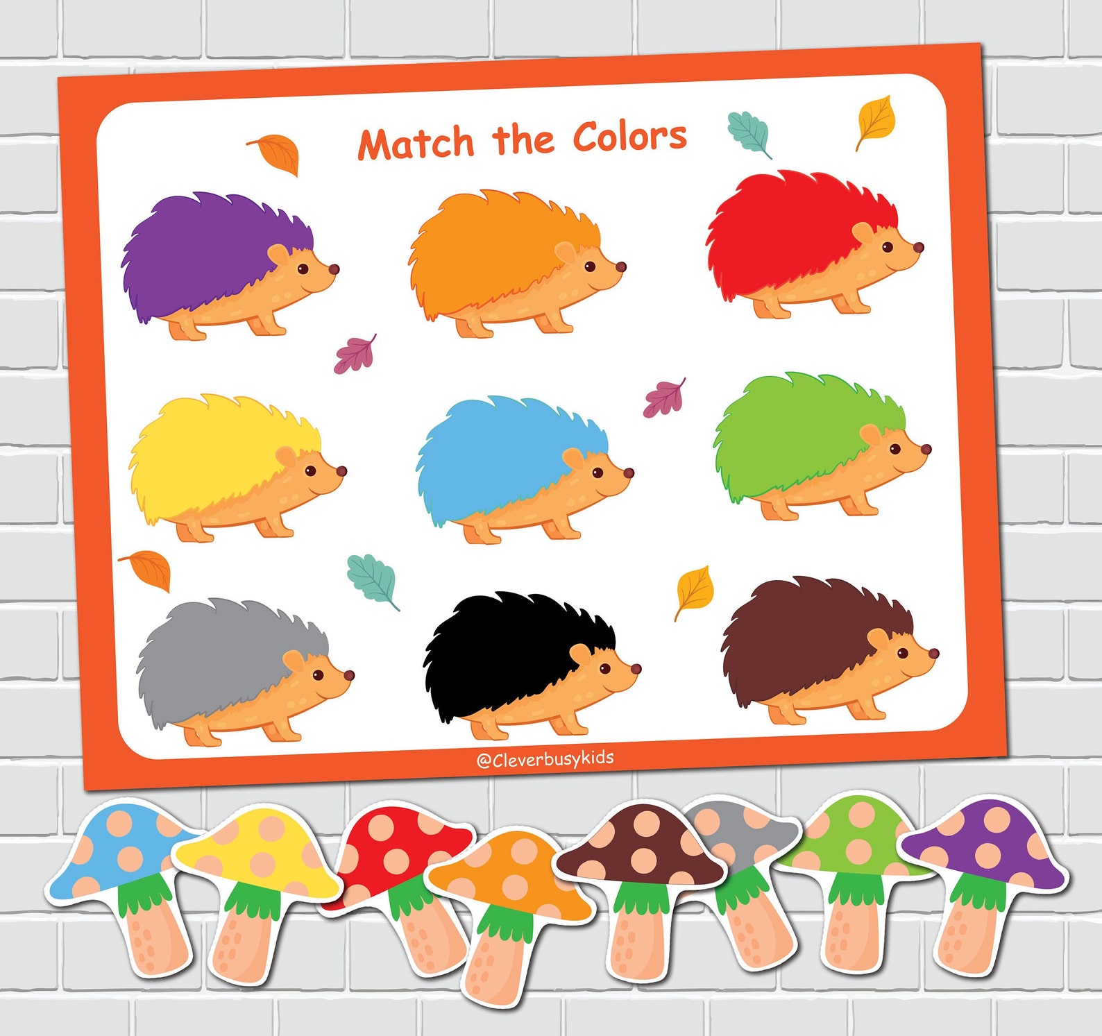 Color Marching Toodler Activities, Color Sorting Montessori Material ...