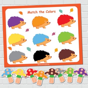 Color Marching Toodler Activities, Color Sorting Montessori Material ...