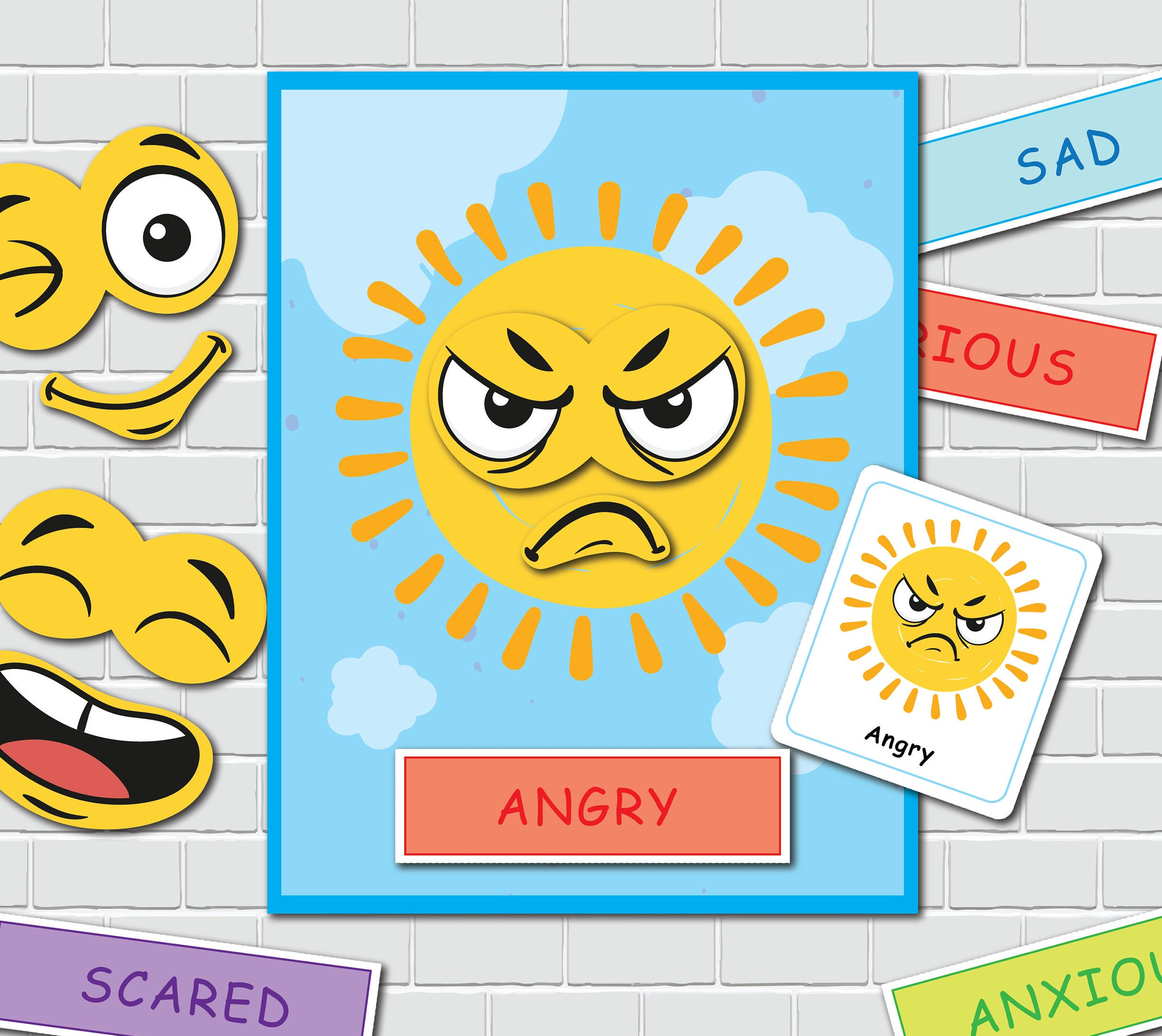 Activité sur les émotions pour les enfants, Sentiments des tout-petits ...