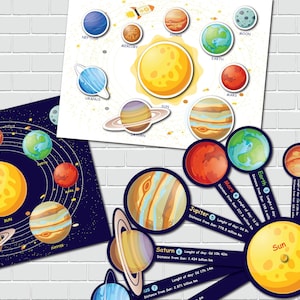 Solar System Printable Activity Outer Space Study Preschool Learning ...
