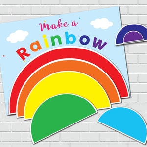 Rainbow Printable Activity for Toddlers and Preschool Busy Binder ...