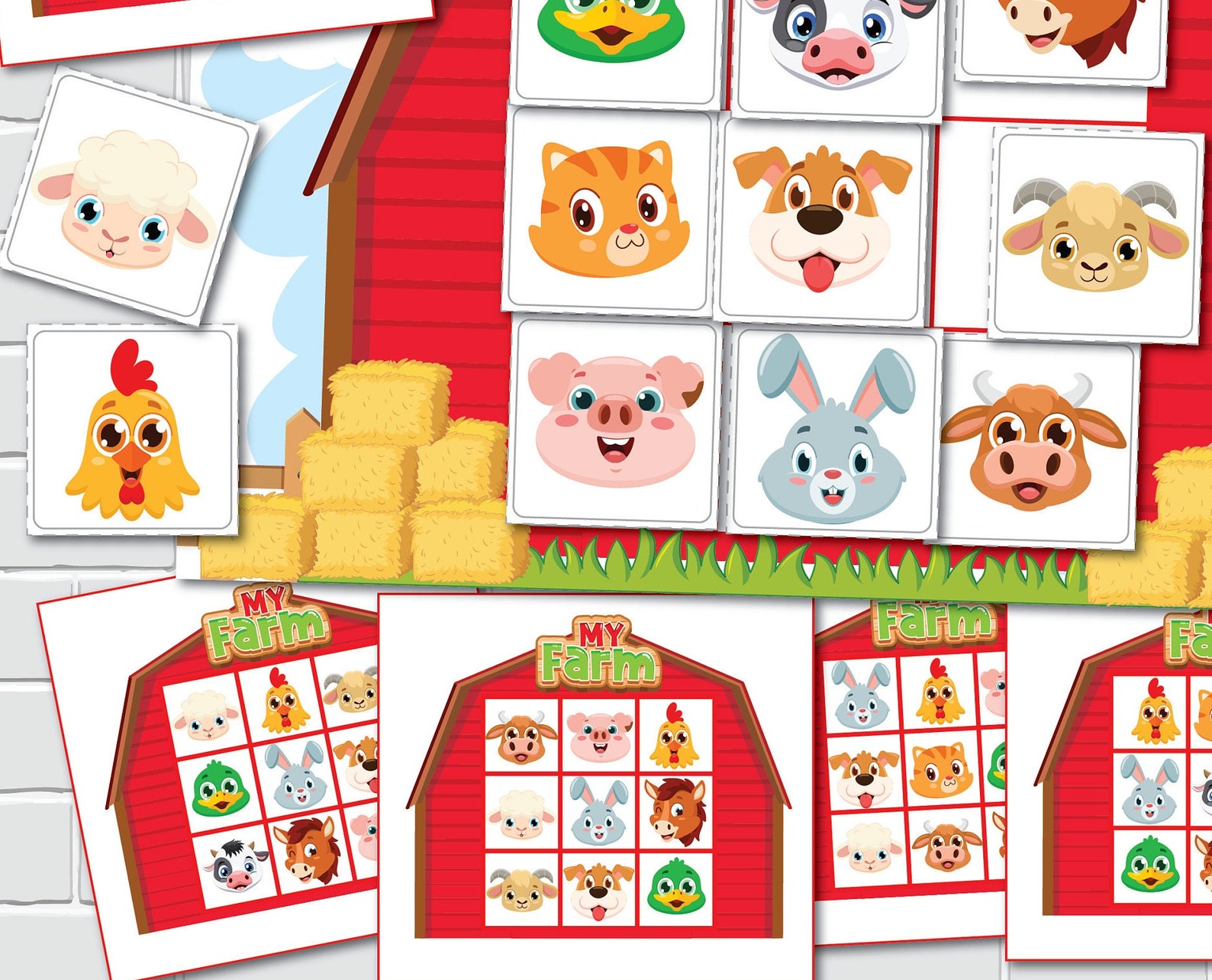 Animal Pattern Match Activities, Toddler Busy Book Pages, Learning ...