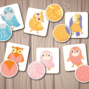 Pattern Matching Activity, Toddler Matching Cards, Preschool Printables ...