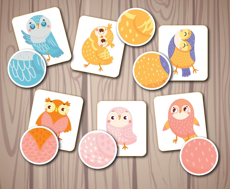 Pattern Matching Activity, Toddler Matching Cards, Preschool Printables ...