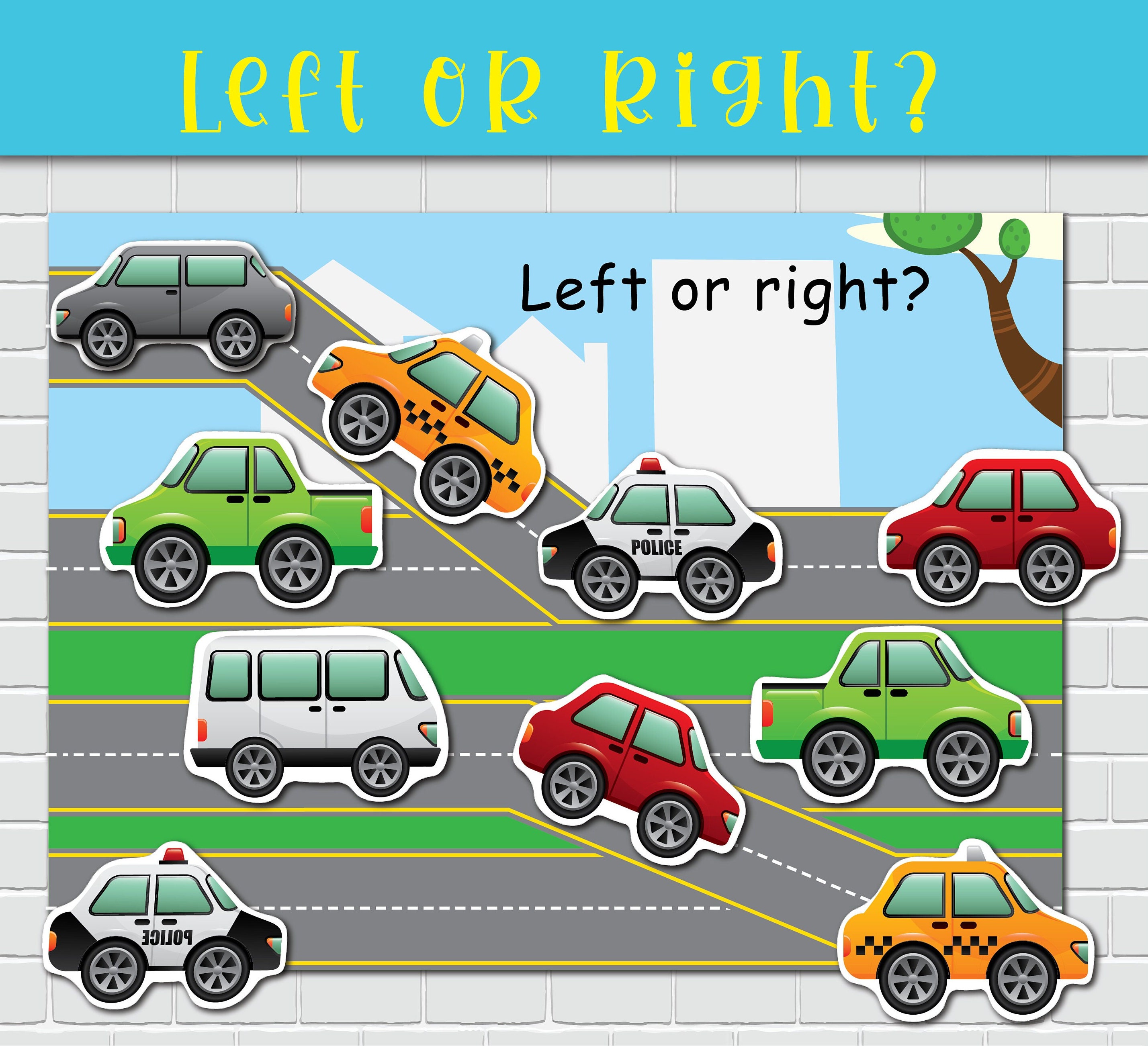 Vehicles Busy Book Preschool Learning Binder Toddler Quiet Book Cars ...