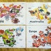 Continents Busy Book Activity for Kids Learning Binder Pre-k Quiet Book ...