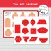 Shape Matching Activity, 2D Shapes, Summer Busy Book Page, File Folder ...