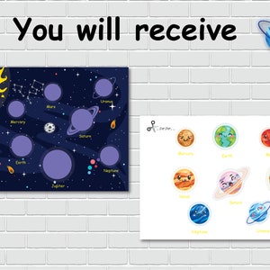 Solar System Outer Space Universe Printable Activities Preschool ...