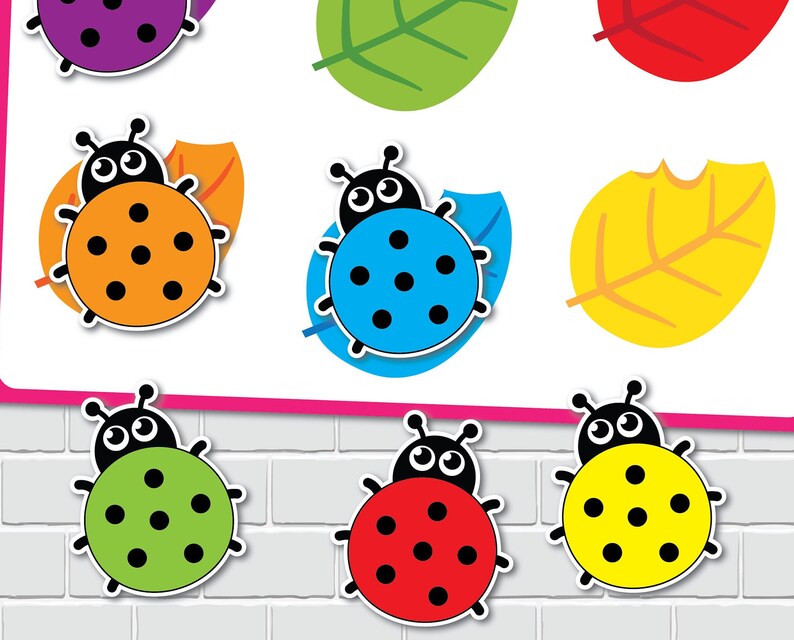 Ladybug Color Matching Activity, Toddler Printable, Montessori ...