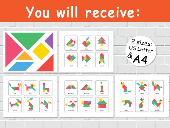 Printable Tangram Puzzles For Kids