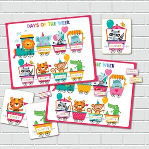 Days of the Week Printable Activity for Kids. Circle Time Learning ...